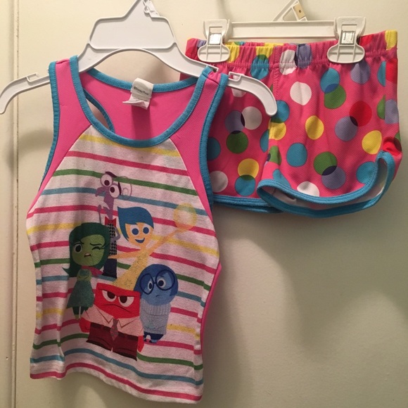 Disney | Pajamas | Disneys Inside Out 2 Piece Pajama Set Size Xs | Poshmark